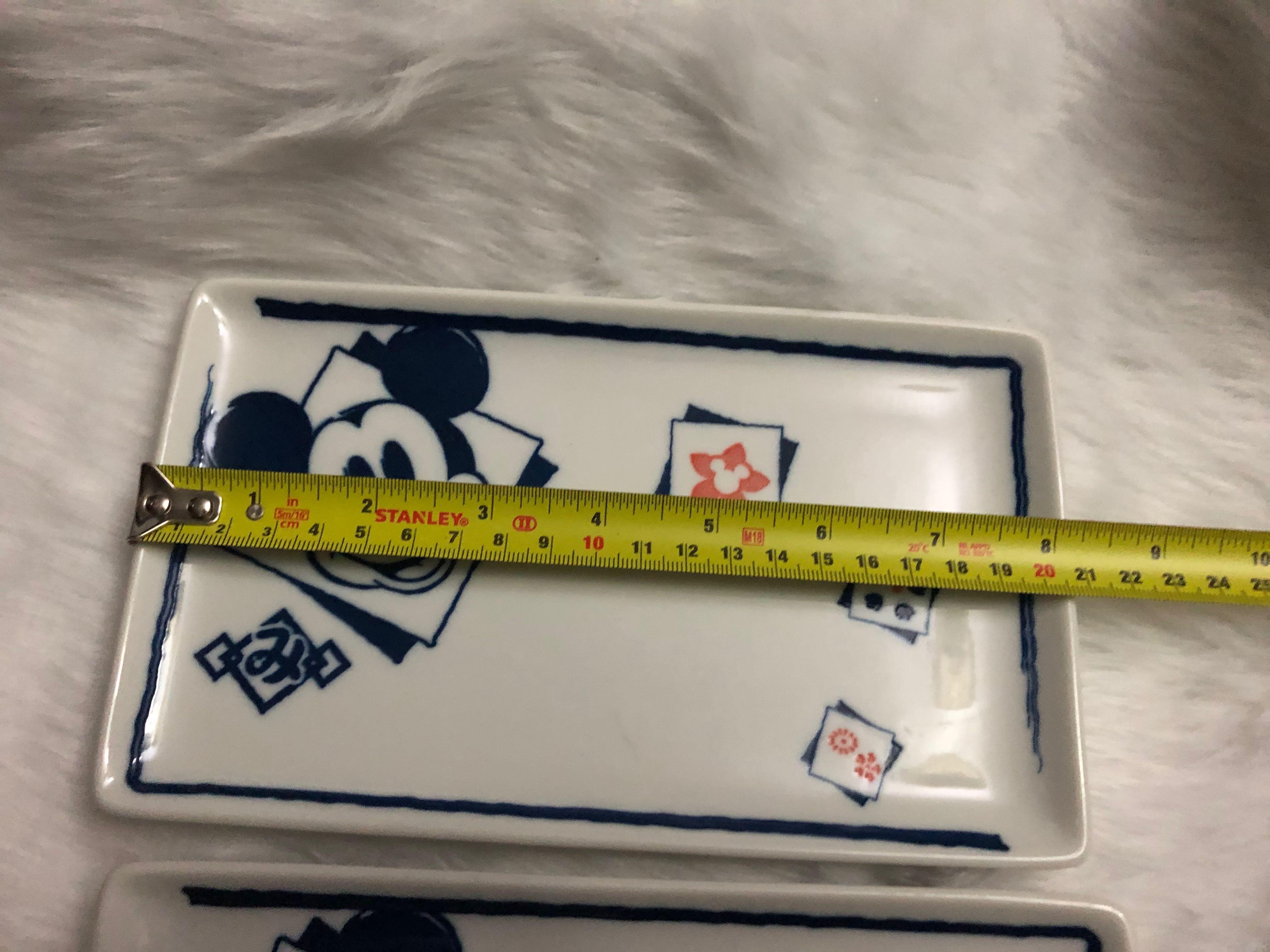 Mickey Mouse rectangular serving plate, Furniture & Home Living ...