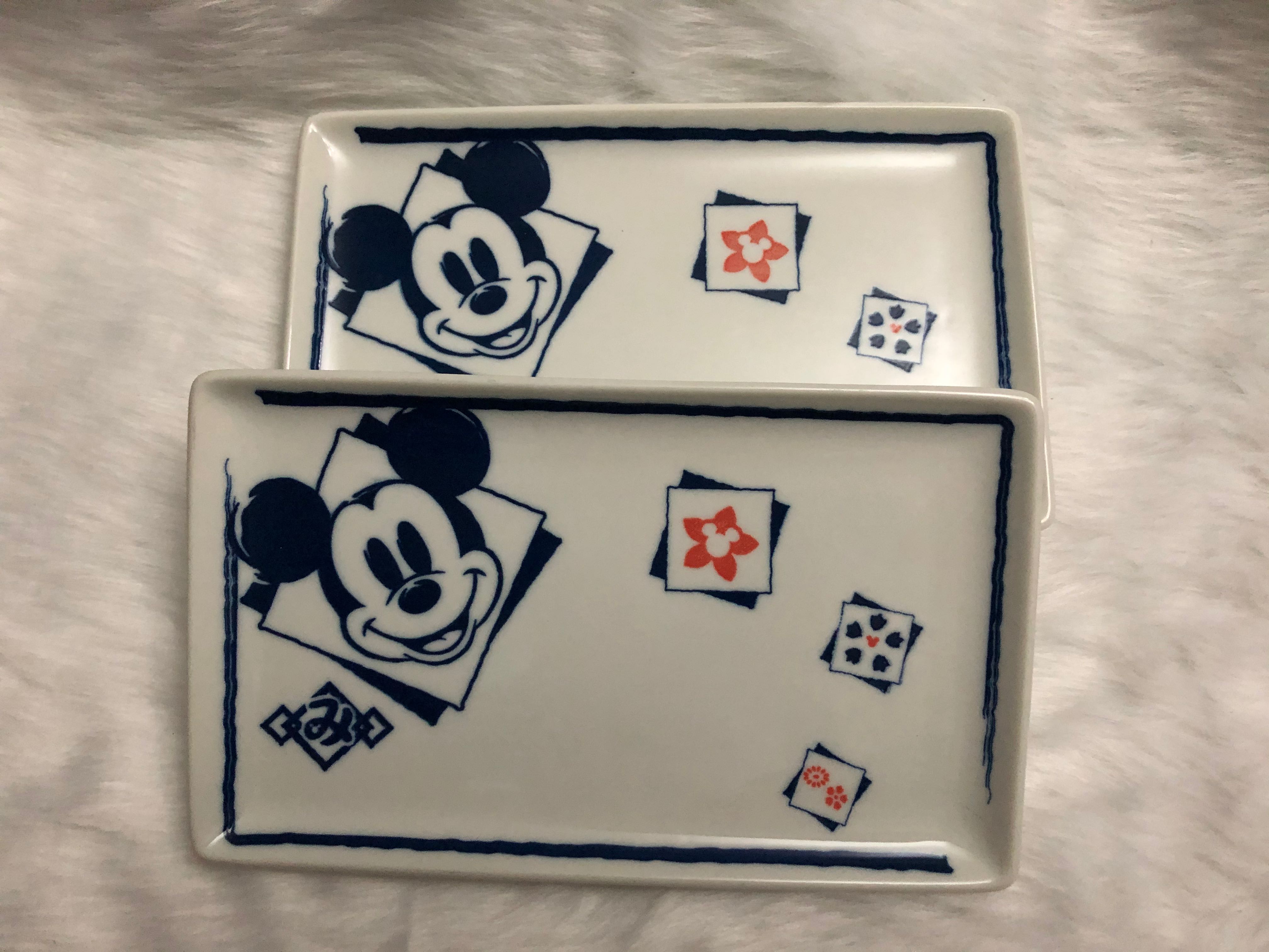 Mickey Mouse rectangular serving plate, Furniture & Home Living ...