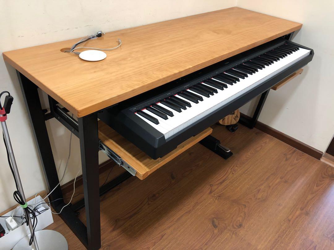 Music Studio Table Piano Keyboard Table With Drawer Furniture Home Music Studio Table Piano Keyboard Table With Drawer Furniture Home