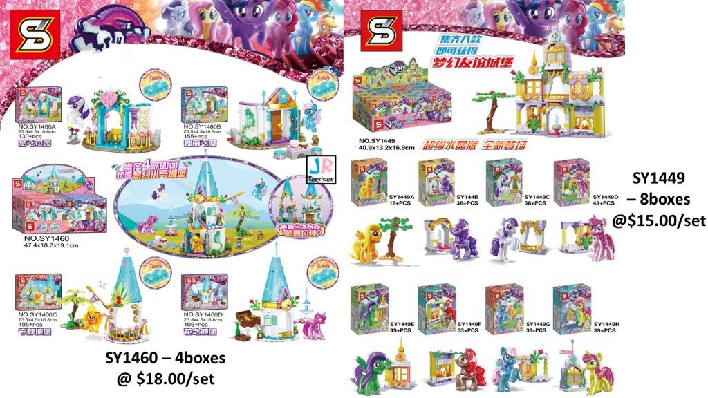 My Little Pony Figures and Castle Mini Bricks Blocks Lego, Design ...