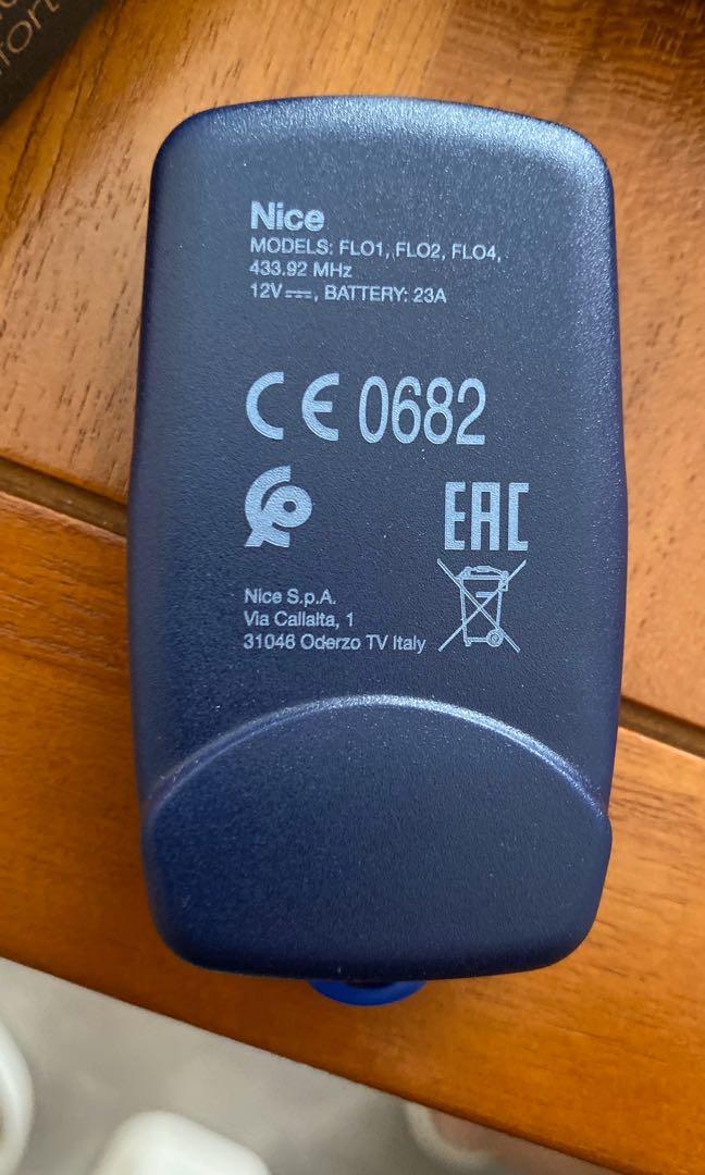 Nice FLO transmitter - Gate remote, Everything Else on Carousell