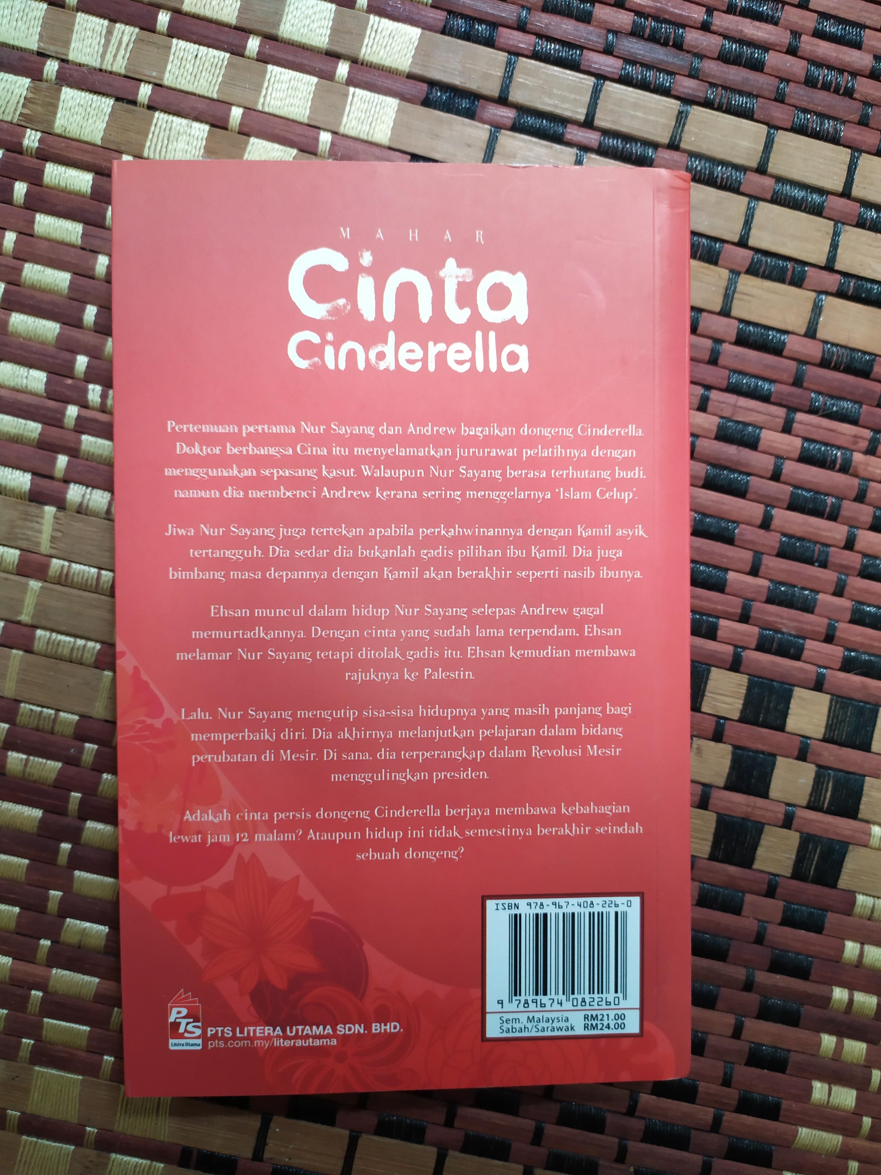 NOVEL MELAYU MAHAR CINTA CINDERELLA - MAYA IRIS, Hobbies & Toys, Books ...