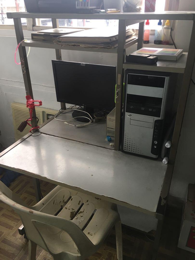 OLD COMPUTER DESK, Furniture & Home Living, Office Furniture & Fixtures ...