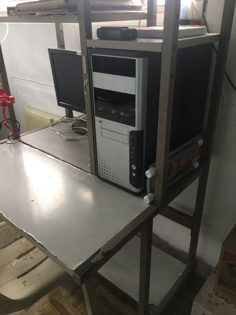 OLD COMPUTER DESK, Furniture & Home Living, Office Furniture & Fixtures ...