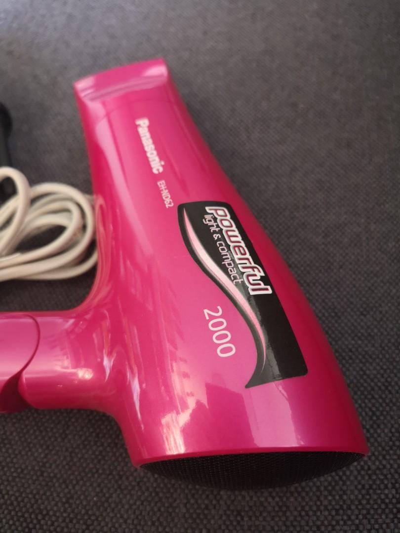 Panasonic Pink Hair Dryer, Beauty & Personal Care, Hair on Carousell