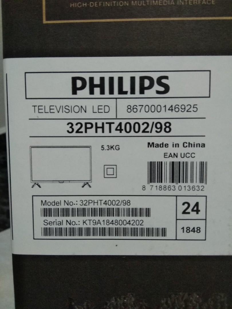 Philips 32" LED TV, TV & Home Appliances, TV & Entertainment, TV on ...