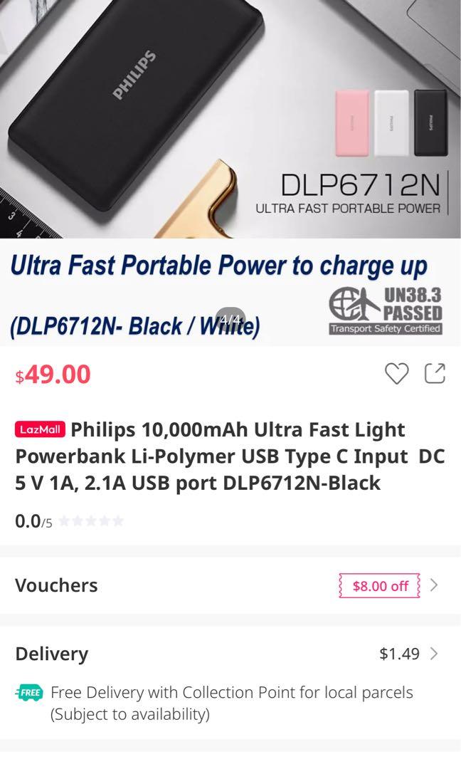 Philips ultra fast charge power bank, Mobile Phones & Gadgets ...