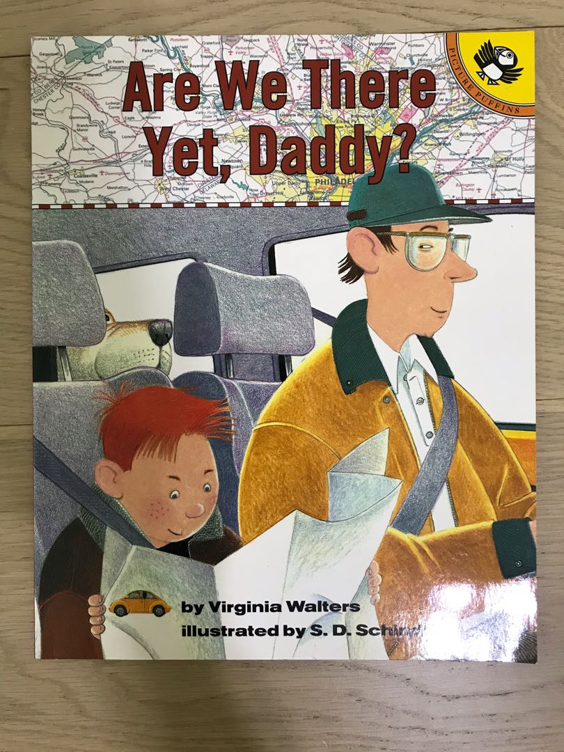 PICTURE PUFFINS - Are We There Yet, Daddy? 學習地圖路程, 書本 & 文具, 小朋友書 ...