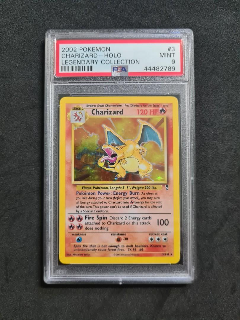 Pokemon Legendary Collection Charizard holo PSA 9, Toys & Games, Board ...