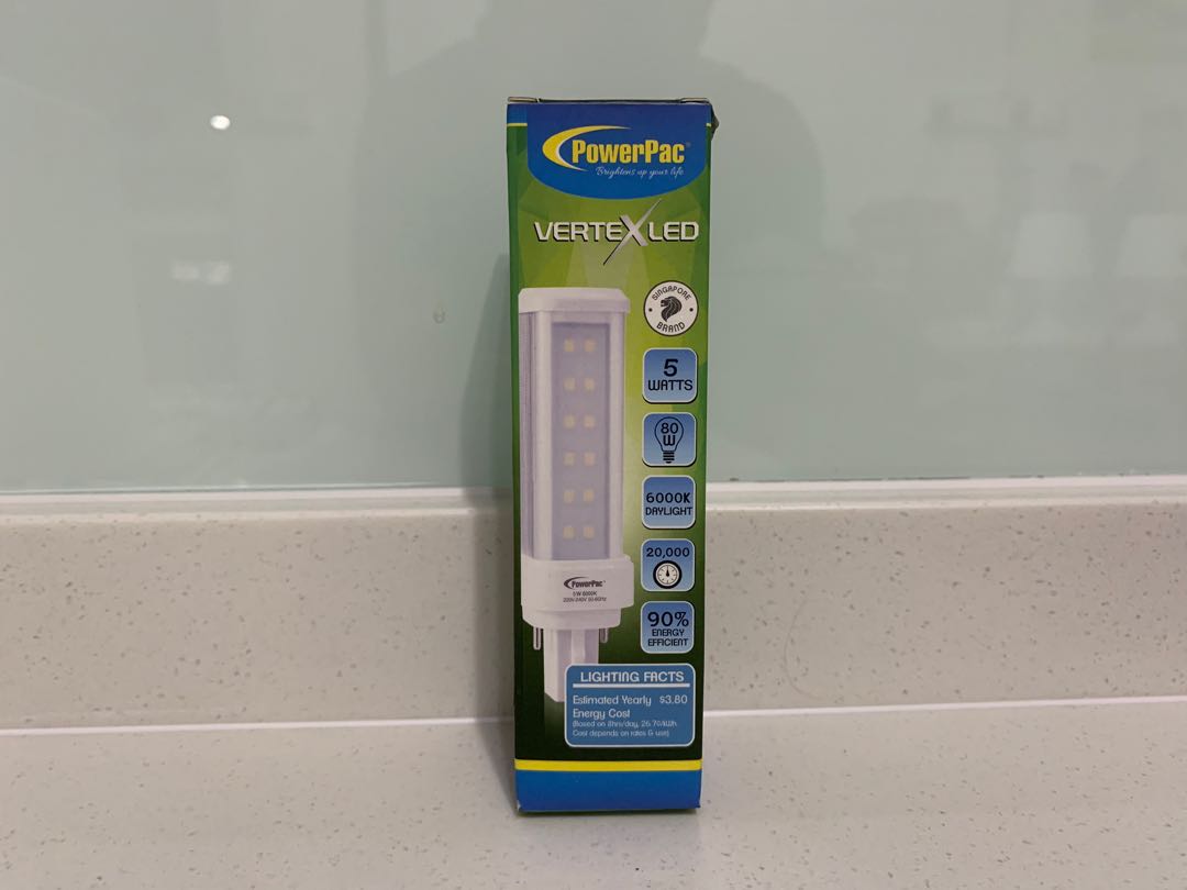 PowerPac Vertex LED 5 Watts, Everything Else on Carousell