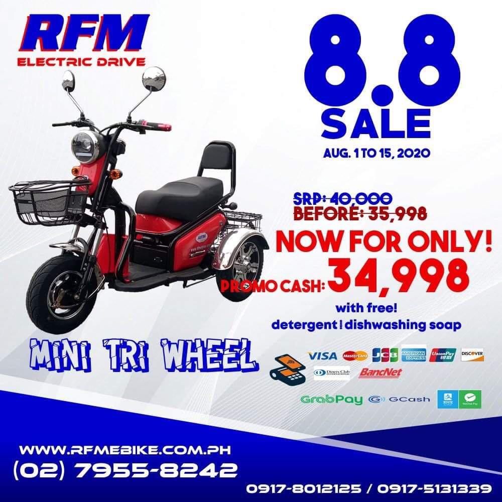 RFM electric bike 3wheel ebike mobility scooter ebikes 3wheel triwhe ...
