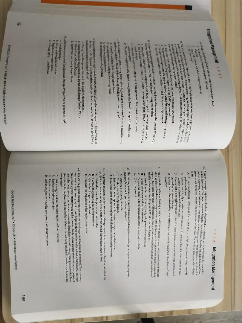 Rita Mulcahy's PMP Exam Prep 9th edition, Hobbies & Toys, Books & Magazines, Textbooks on Carousell