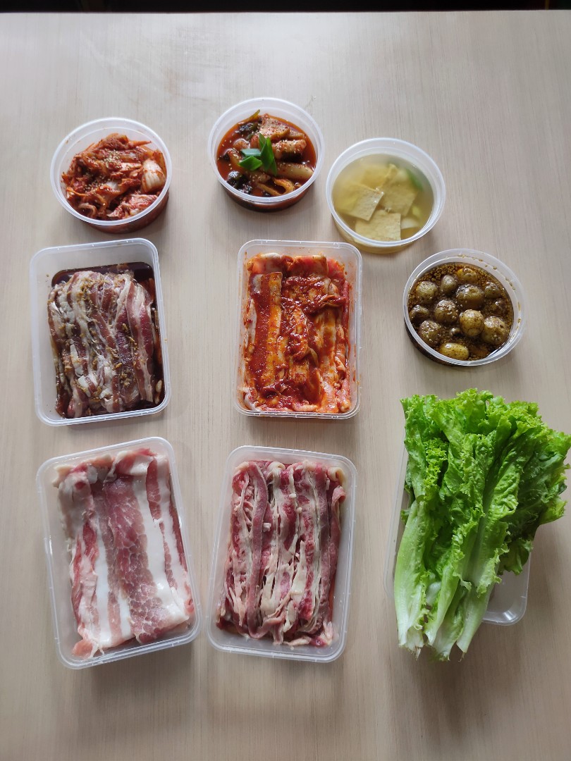 Samgyupsal Set, Food & Drinks, Local Eats on Carousell