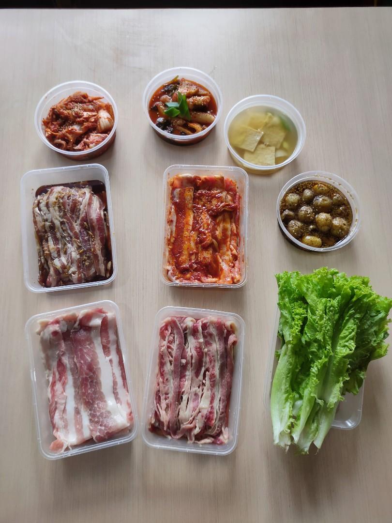 Samgyupsal Set, Food & Drinks, Local Eats on Carousell