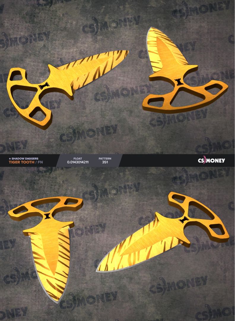 Shadow Daggers | Tiger Tooth (FN), Hobbies & Toys, Toys & Games on ...