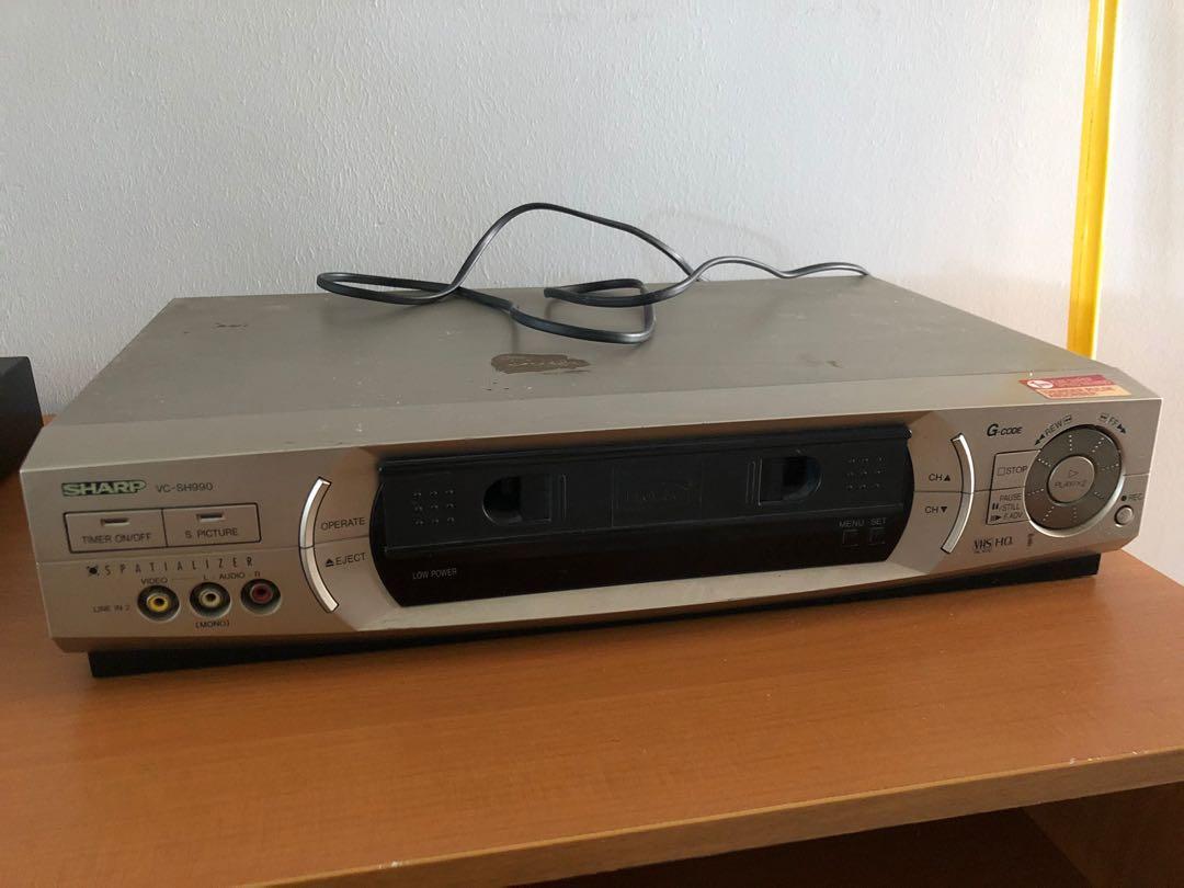 SHARP 6 head VHS & VCR, TV & Home Appliances, TV & Entertainment, TV ...