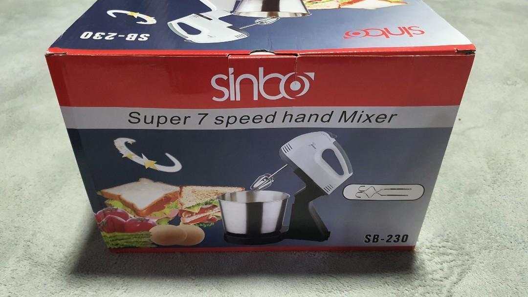 Sinbo Super 7 Hand Mixer, TV & Home Appliances, Kitchen Appliances ...