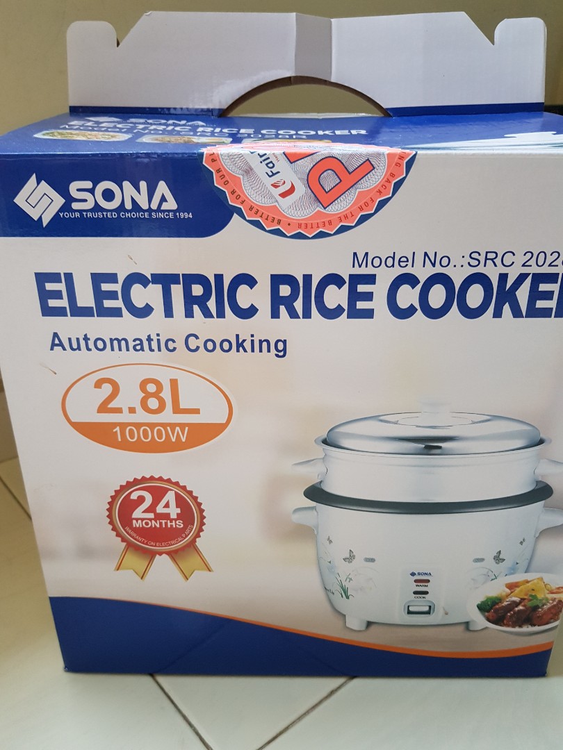 SONA Rice Cooker, Home Appliances, Kitchenware on Carousell