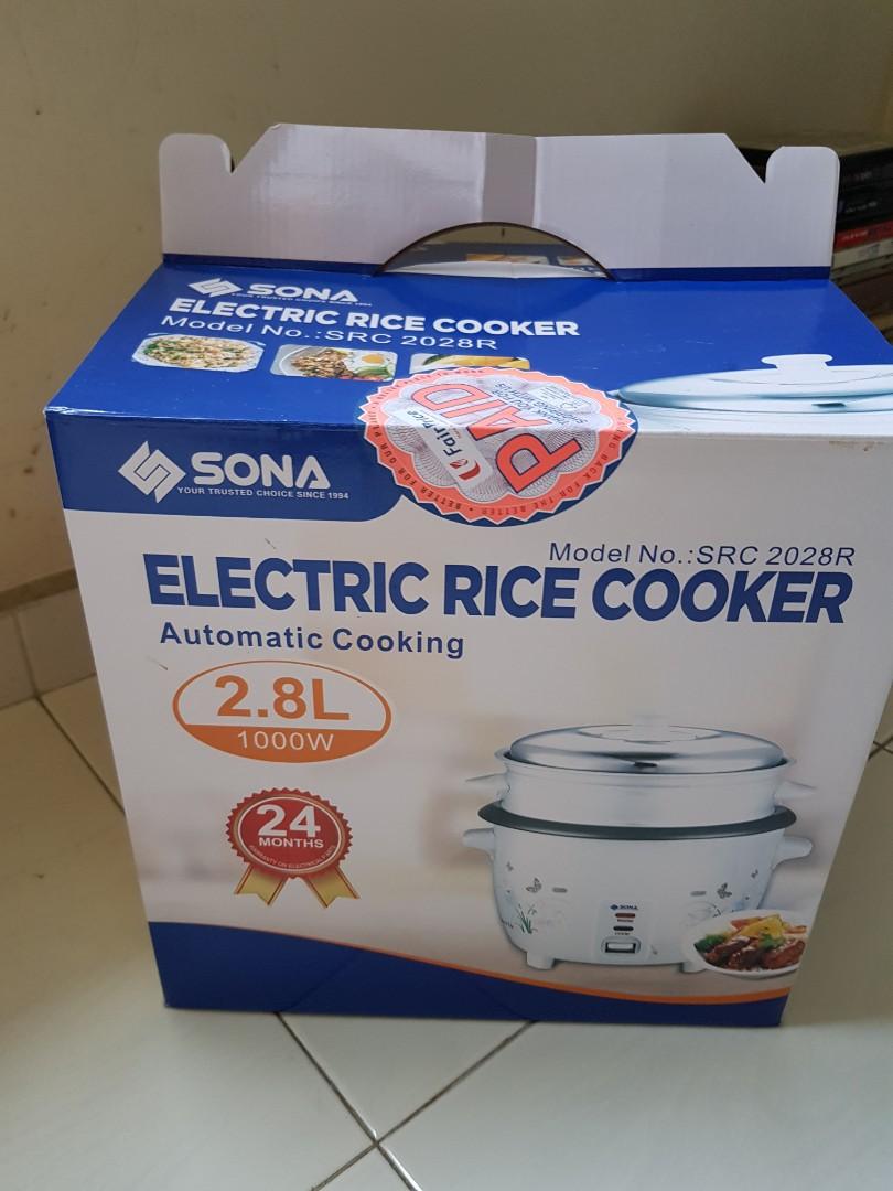 SONA Rice Cooker, Home Appliances, Kitchenware on Carousell