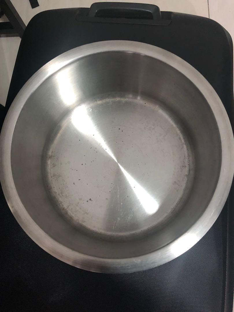 Stainless steel induction base thick bottom vessel, Furniture & Home ...