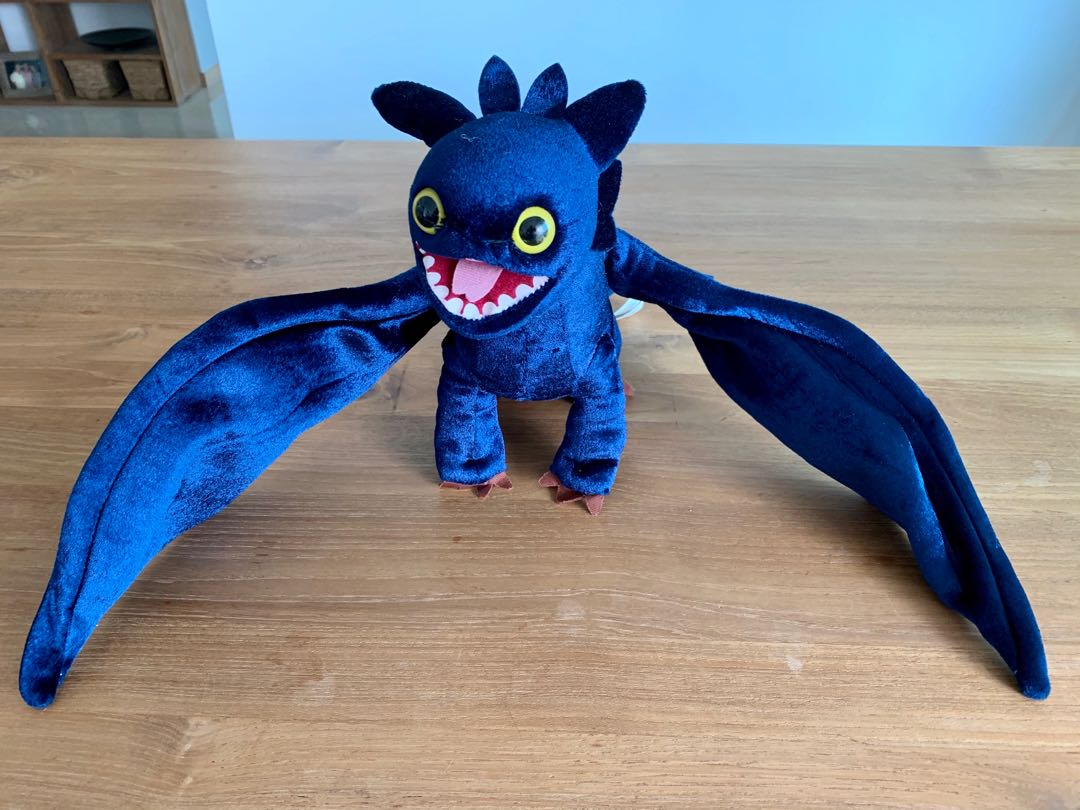 Toothless Soft Toy, Hobbies & Toys, Toys & Games on Carousell