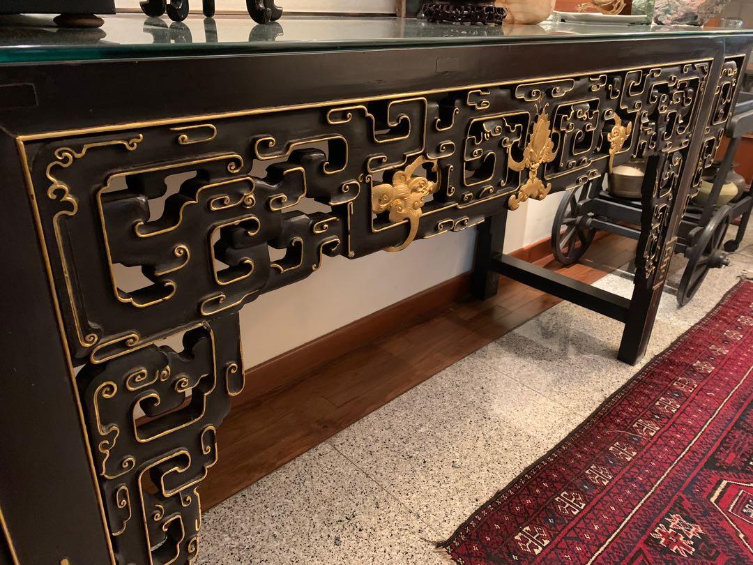 Unique Antique Peranakan Alter Table, Furniture & Home Living ...