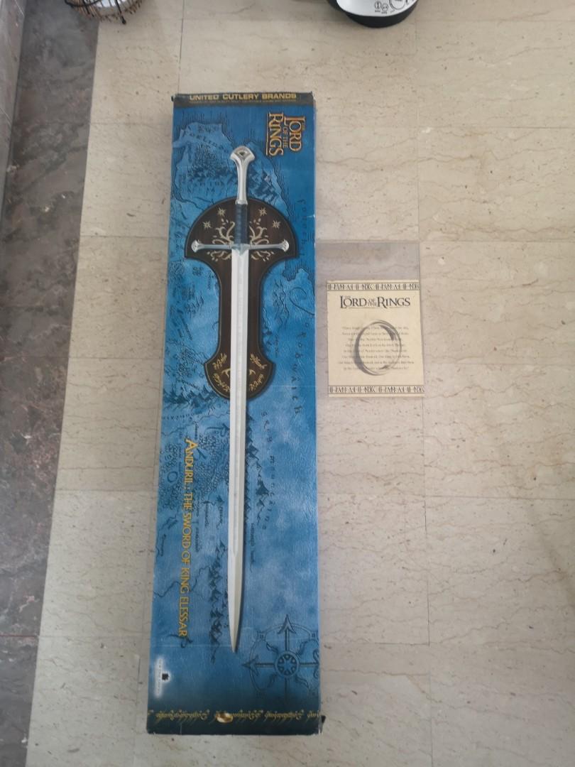 United Cutlery - Anduril Sword Of King Elessar, Furniture & Home Living ...