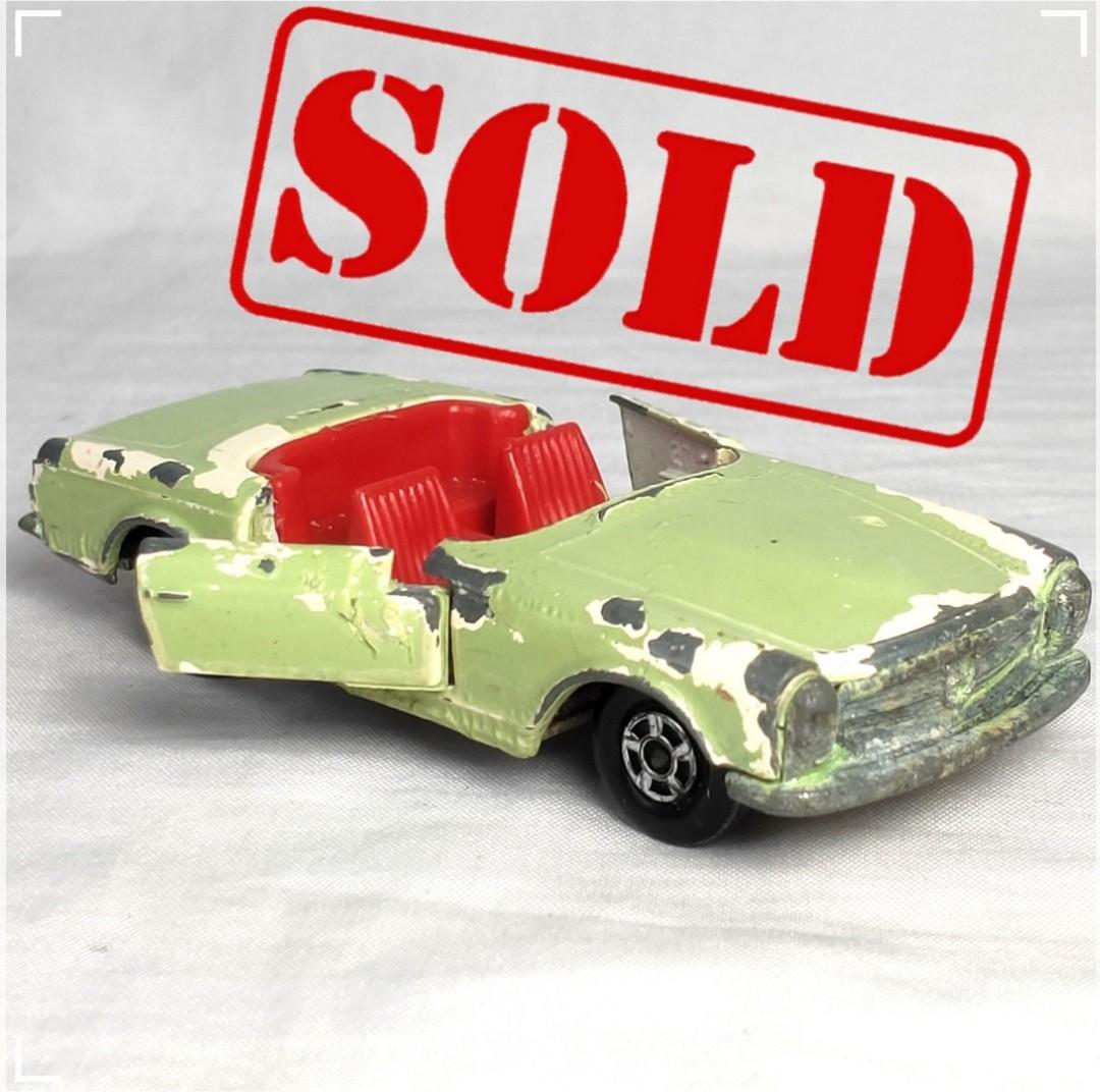 Vintage 1960s diecast lesney Mercedes 230sl, Hobbies & Toys ...