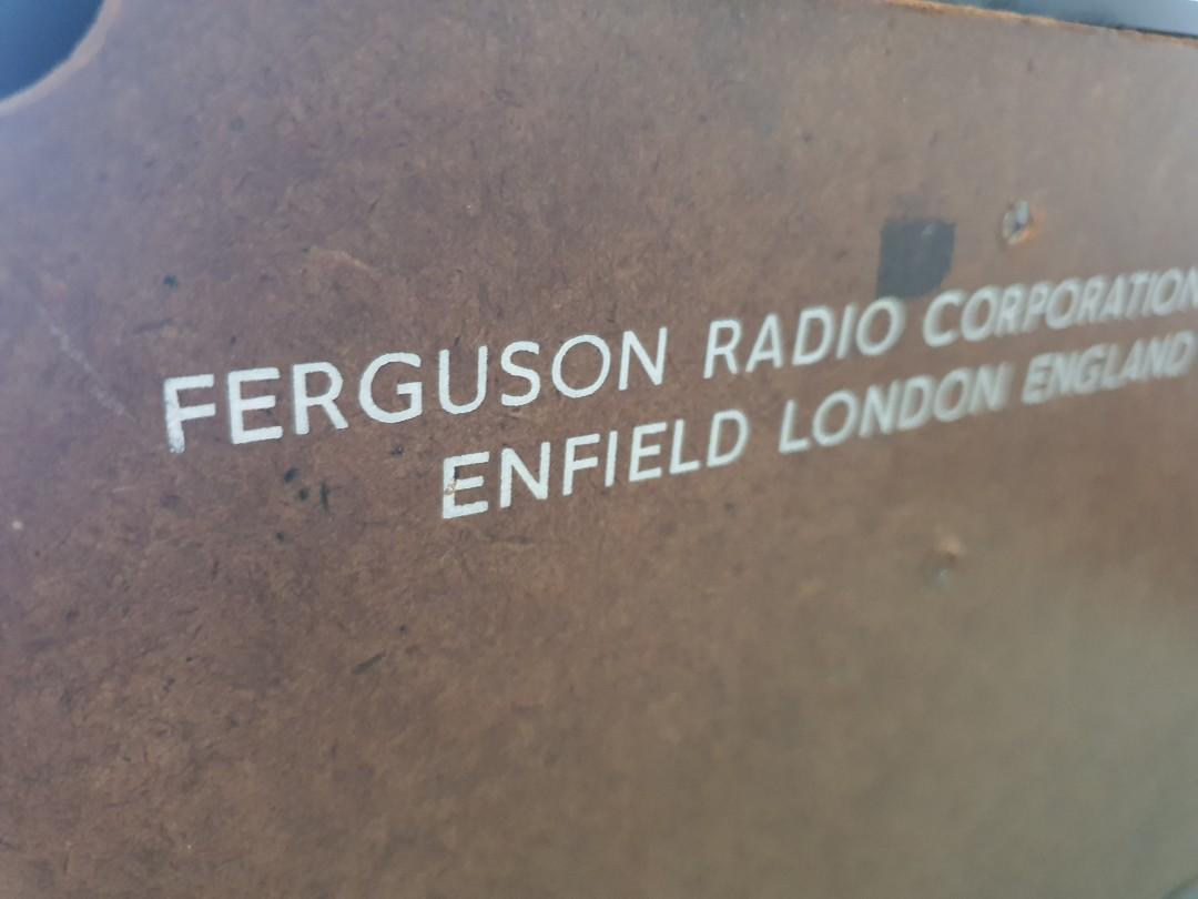 Vintage FERGUSON Radio, Hobbies & Toys, Memorabilia & Collectibles ...