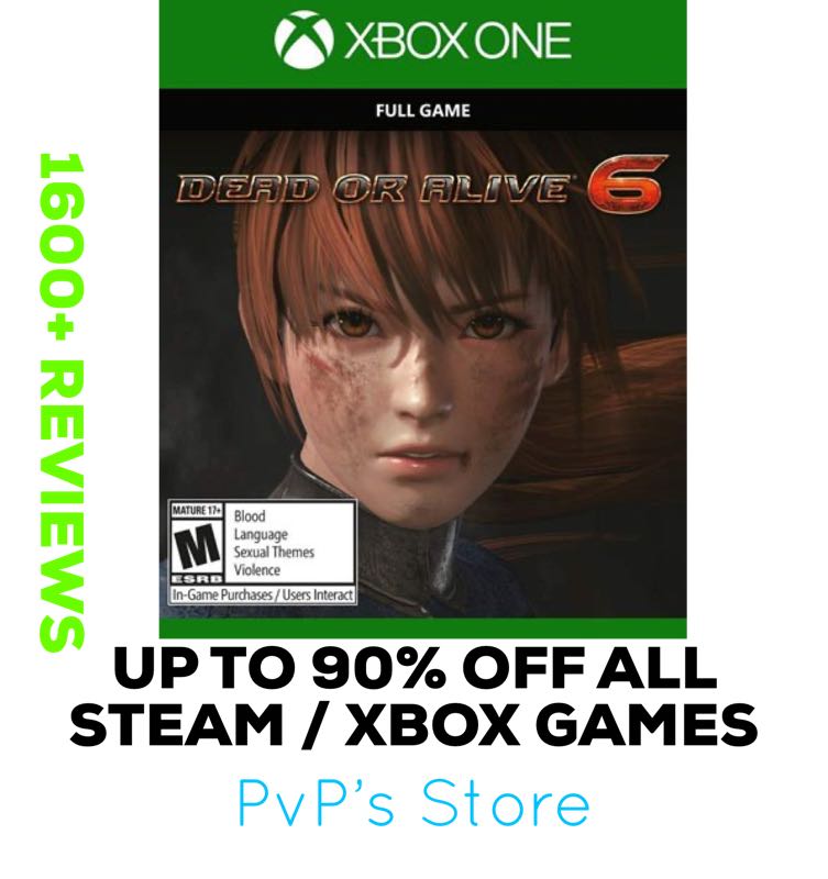 [Xbox] Dead Or Alive 6, Toys & Games, Video Gaming, Video Games on ...