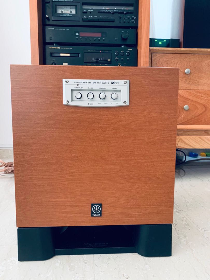 Yamaha subwoofer YST SW315- Used Once!!, Audio, Soundbars, Speakers ...