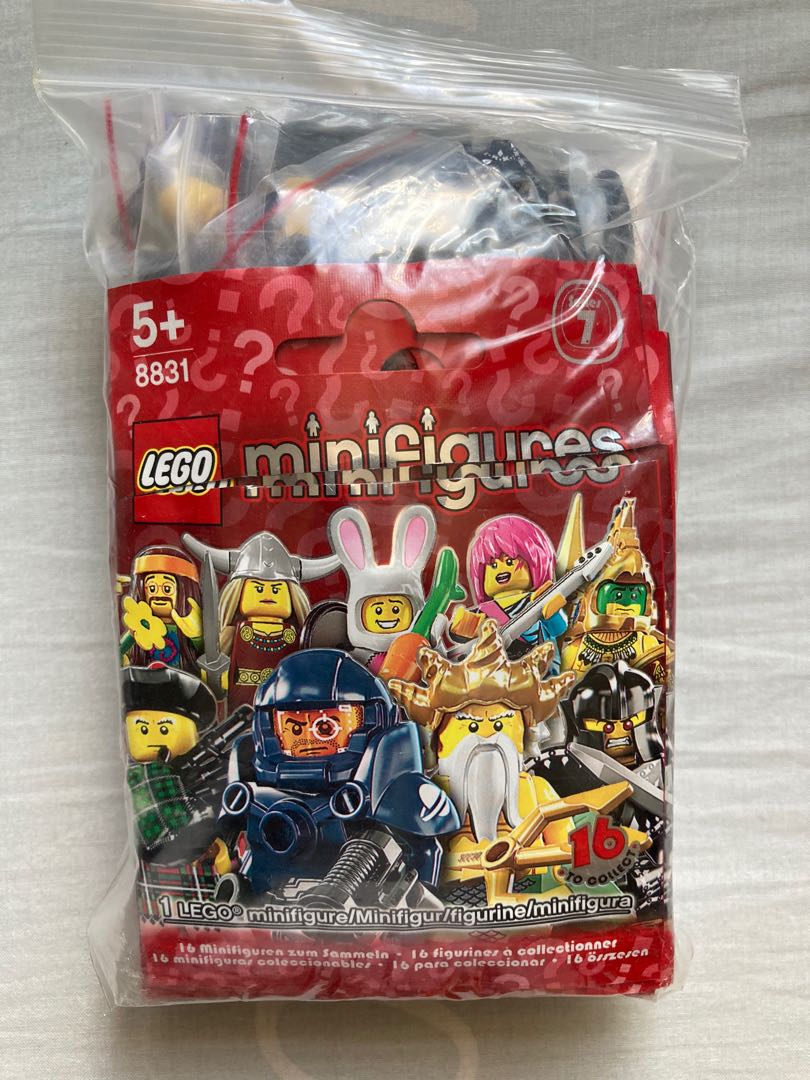 [全新] LEGO 8831 Minifigures Series 7 （一套共16款，未組裝，有齊底板、公仔紙 及 包裝袋）, 興趣及遊戲 ...