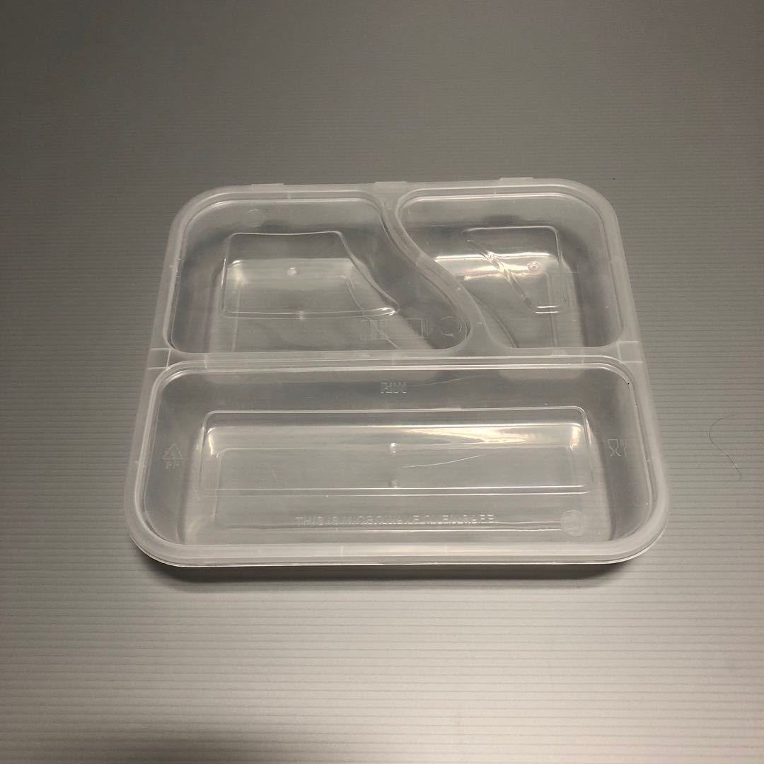 Bento Box 3 Compartment - Disposable, Furniture & Home Living ...