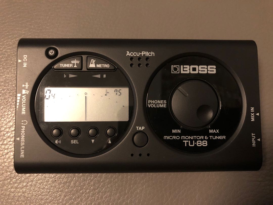 BOSS TU-88 Micro Monitor & Tuner, Hobbies & Toys, Music & Media, Music ...