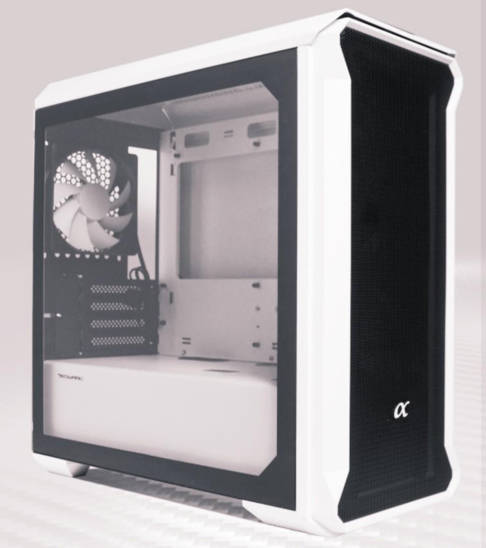 BRANDNEW TECWARE ALPHA-M TG WHITE CASE, Computers & Tech, Parts ...