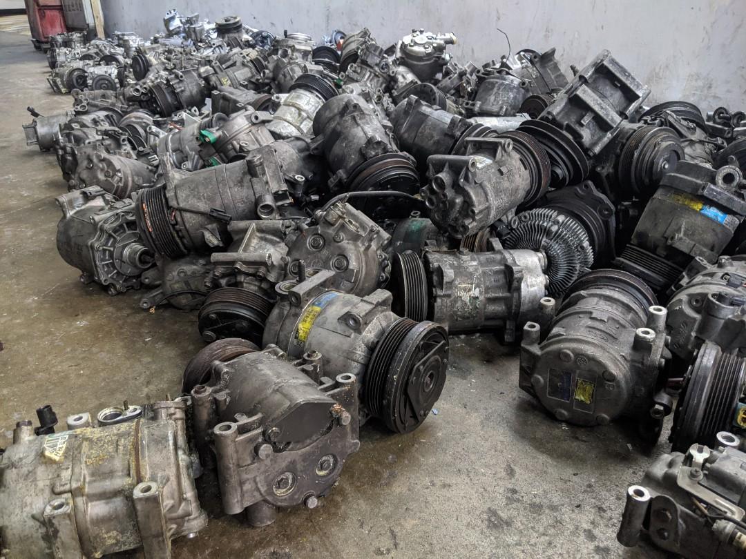 Car Aircon compressor 2nd hand, Car Accessories, Car Workshops & Services on Carousell