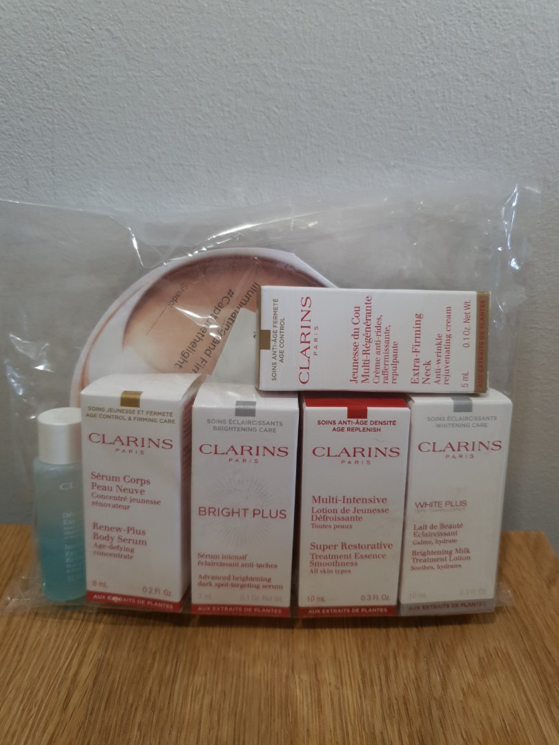 Clarins sample set, Beauty & Personal Care, Bath & Body, Body Care on ...