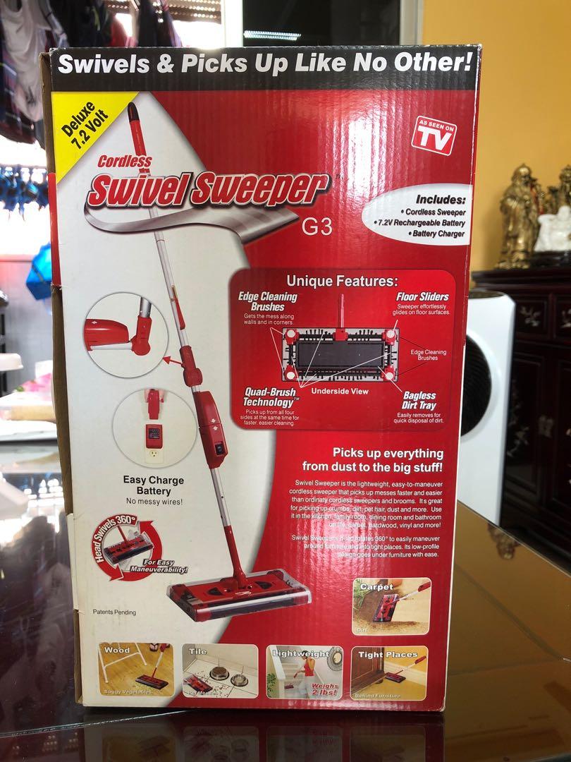 Cordless Swivel Sweeper, Furniture & Home Living, Cleaning & Homecare ...