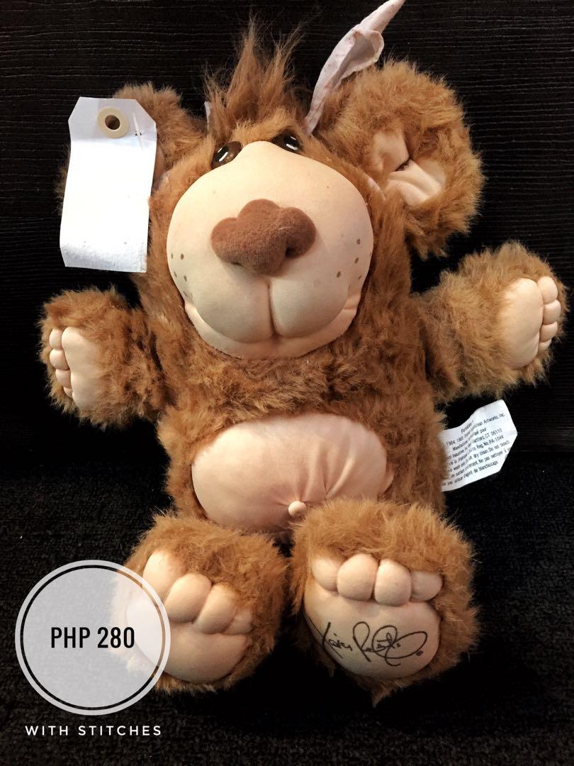 Cpk furskin bear with stitches, Hobbies & Toys, Toys & Games on Carousell