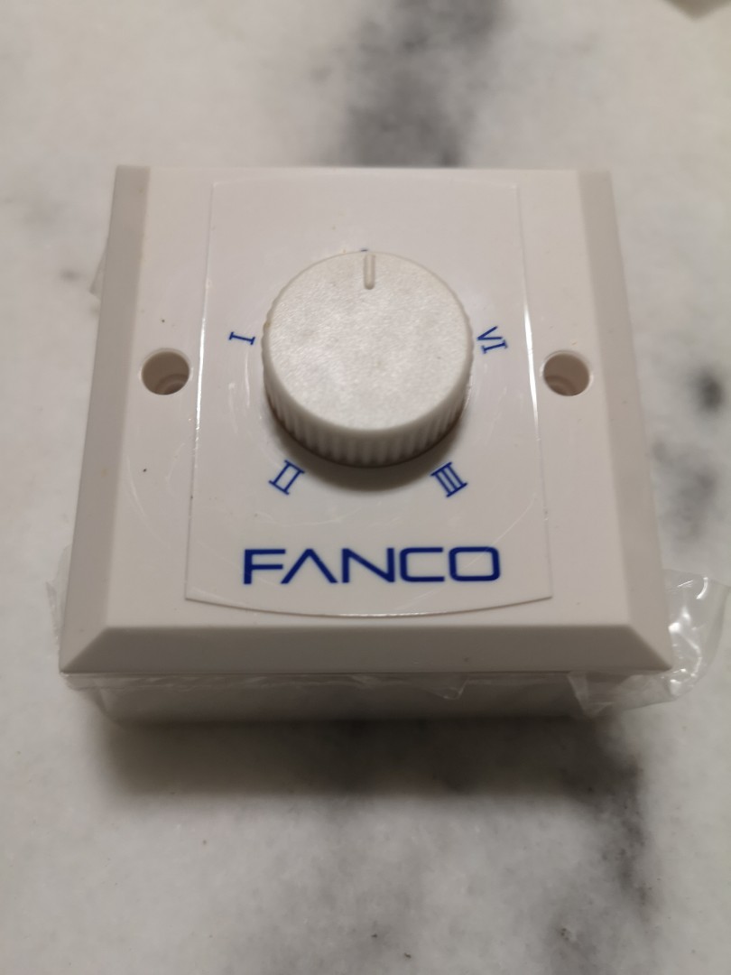Fanco ceiling fan control panels (3 units) regulator, Furniture & Home ...