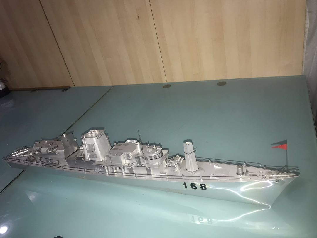 Hand crafted Model Ship from aluminium. One of a kind, Hobbies & Toys ...