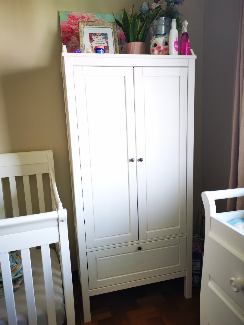 Ikea SUNDVIK wardrobe, Furniture, Shelves & Drawers on Carousell