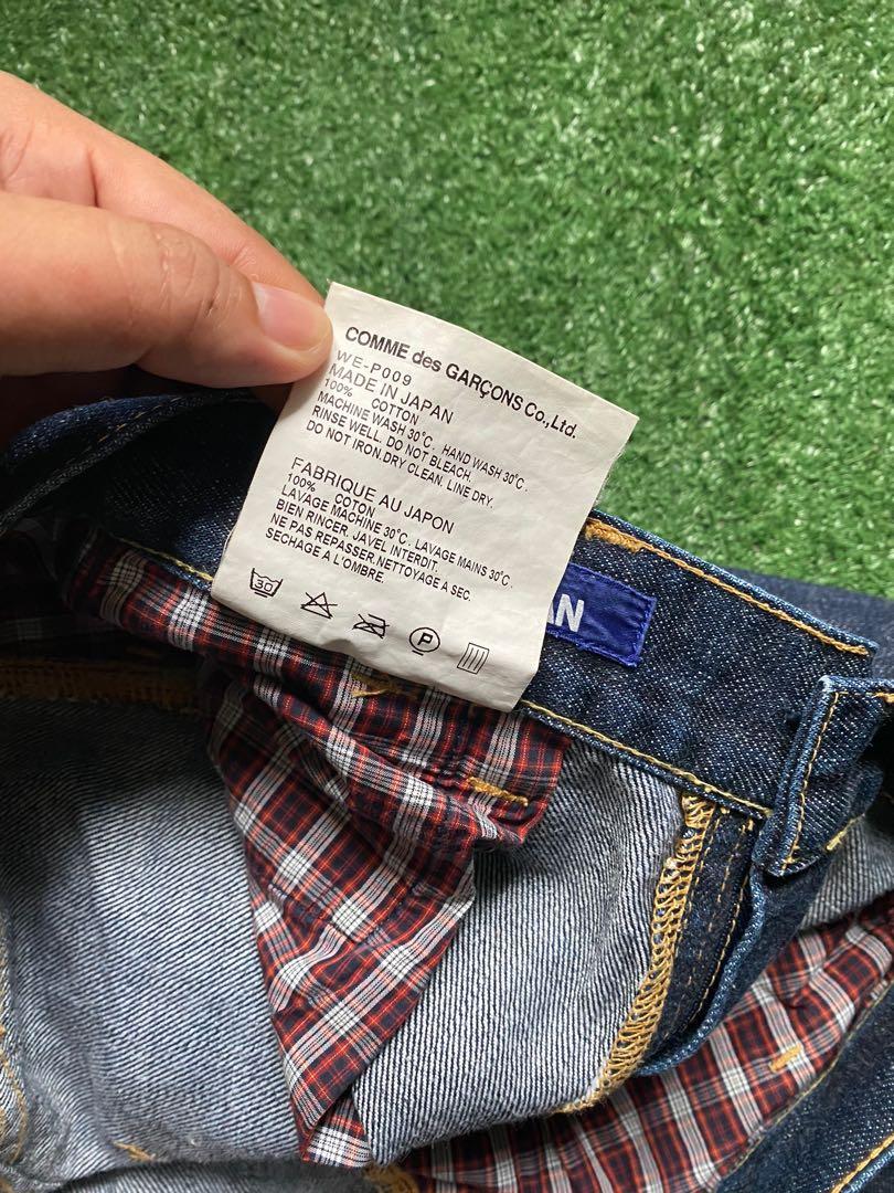 Junya Watanabe CDG jeans, Men's Fashion, Bottoms, Jeans on Carousell