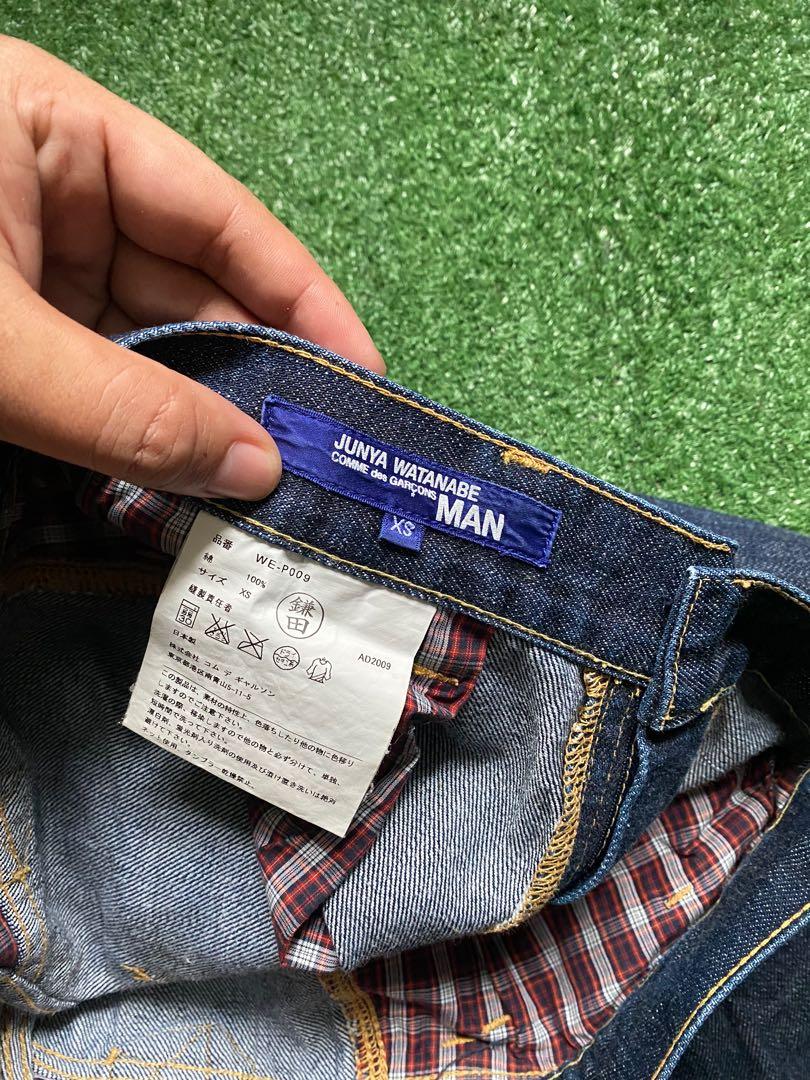 Junya Watanabe CDG jeans, Men's Fashion, Bottoms, Jeans on Carousell