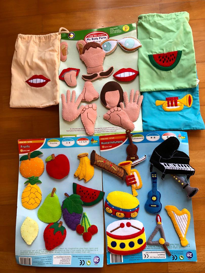 Kids Velcro Felt educational toys, Hobbies & Toys, Toys & Games on ...