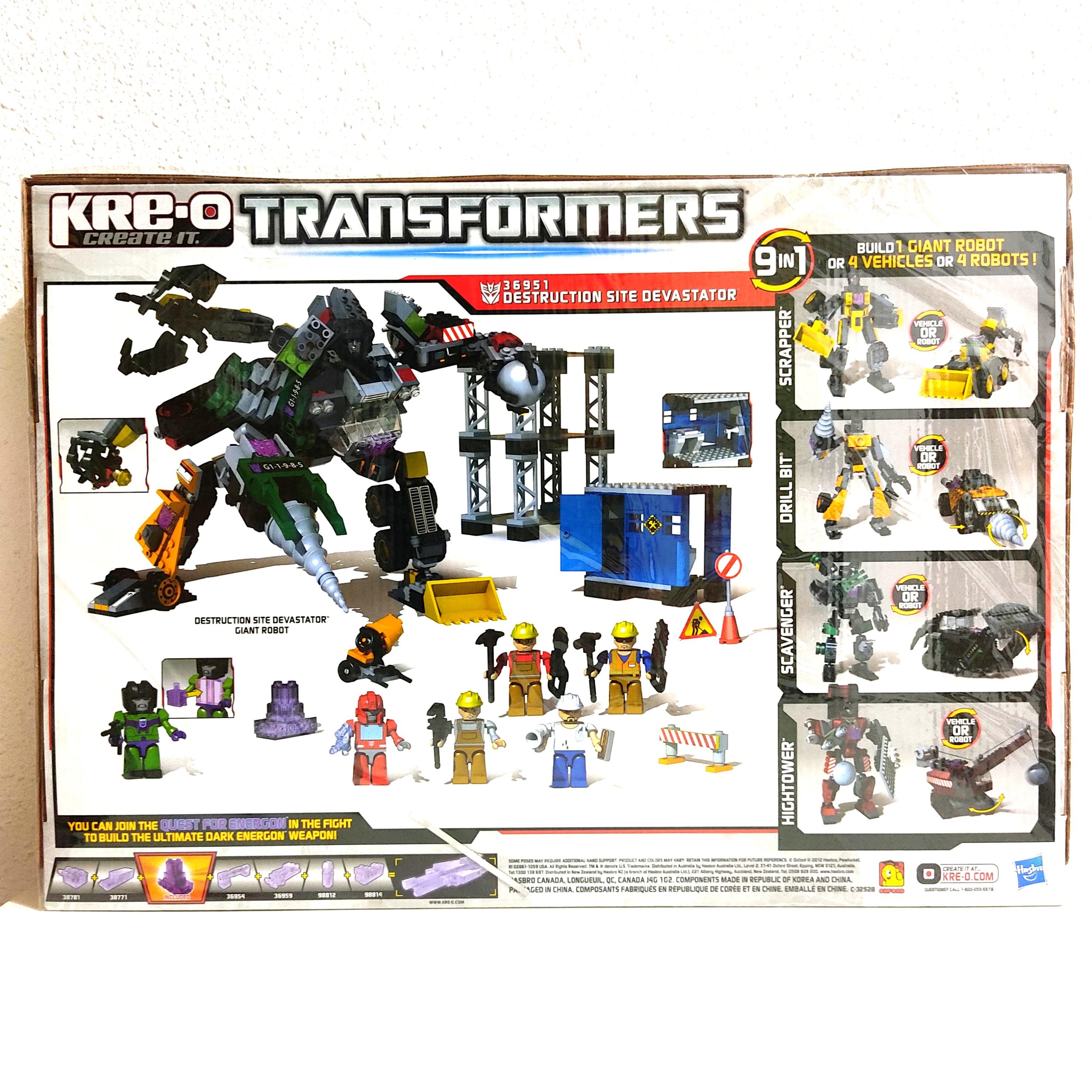 KRE-O Destruction Site Devastator (36951) 560 Pieces for Ages 8-14 with ...