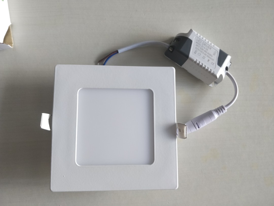 LED downlight panel light, Furniture & Home Living, Lighting & Fans ...