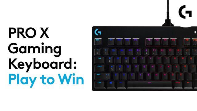 LOGITECH PRO X TENKEYLESS KEYBOARD GAMING WIRED MECHANICAL RGB (920 ...
