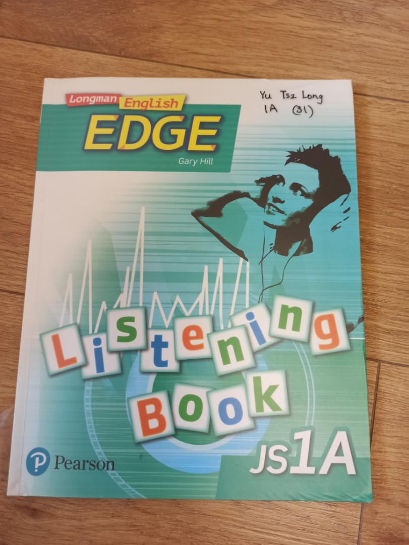 Longman english edge listening book JS1A, 興趣及遊戲, 書本 & 文具, 補充練習 - Carousell