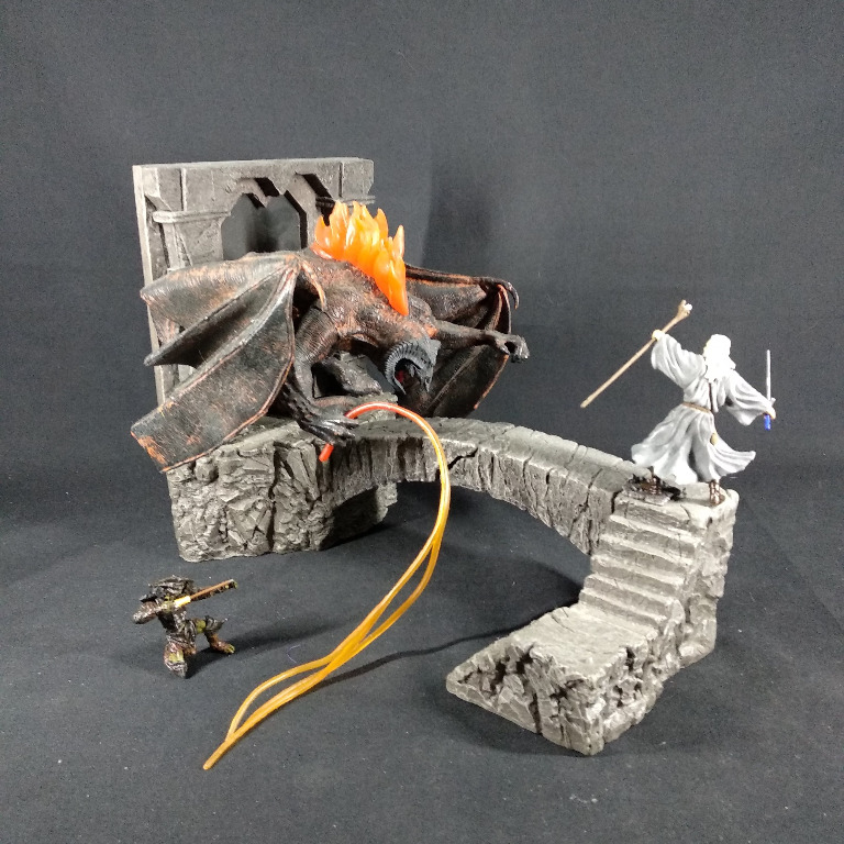 Lord of the Rings Armies of Middle Earth Battle Scenes Bridge at Khazad ...